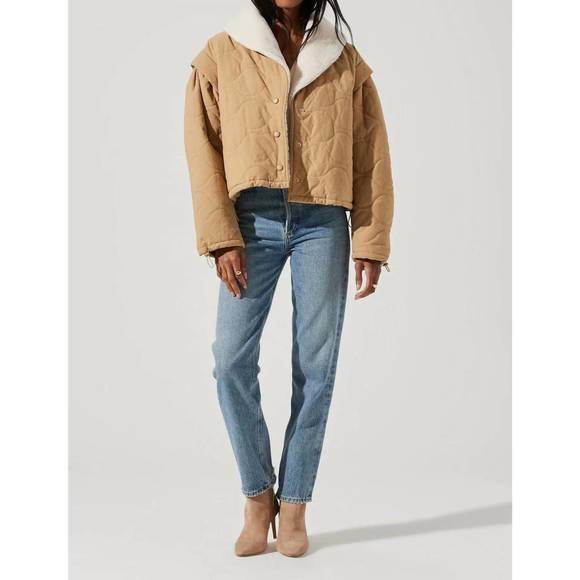Astr | Jackets & Coats | New Astr Nadine Jacket In Khaki | Poshmark